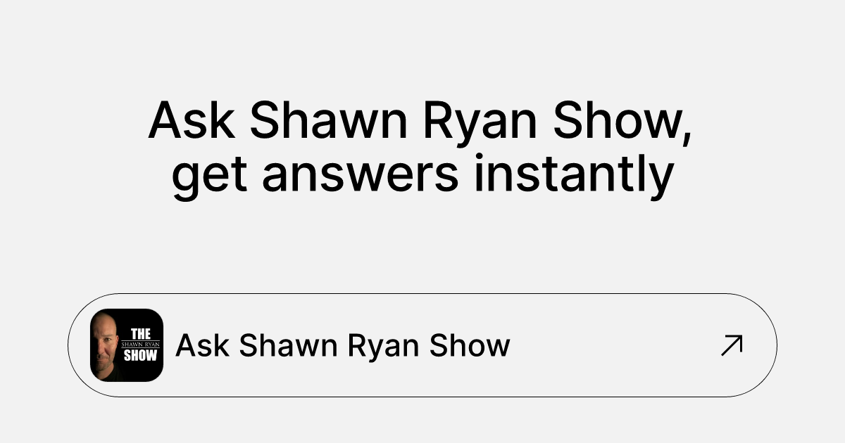 Ask Shawn Ryan Show