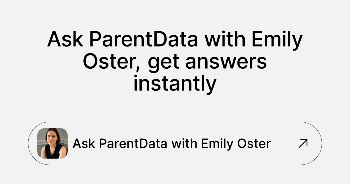 Ask Parentdata With Emily Oster