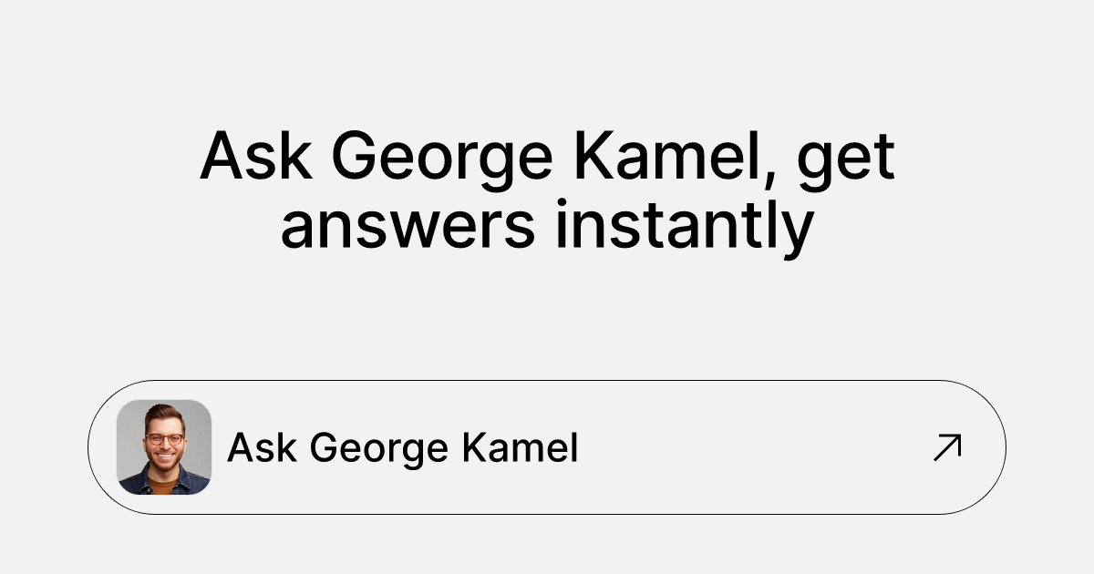 Ask George Kamel