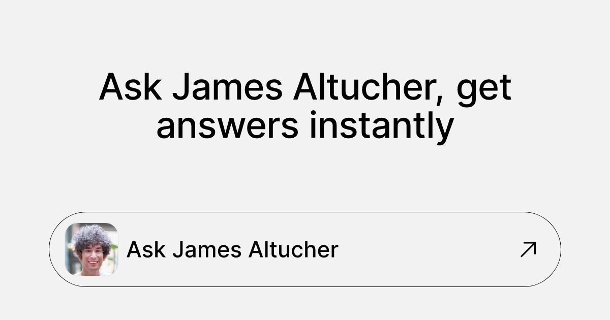 Ask James Altucher