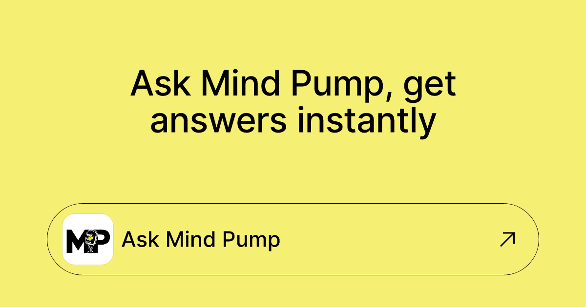 Ask Mind Pump