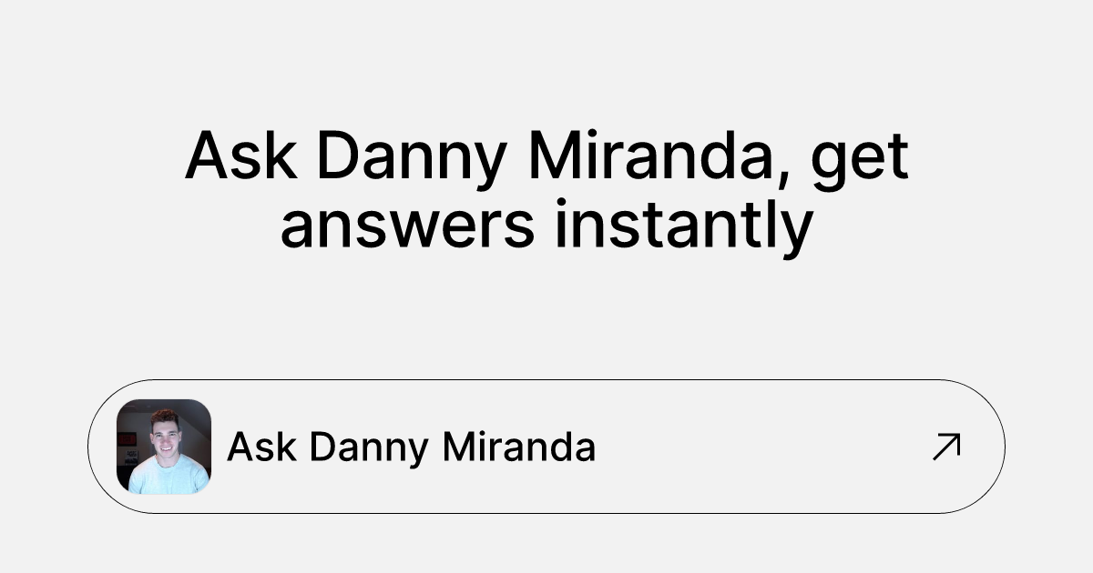 Ask Danny Miranda