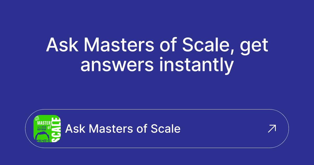 Ask Masters Of Scale