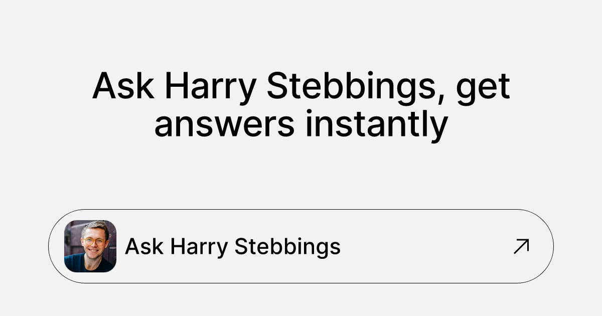 Ask Harry Stebbings