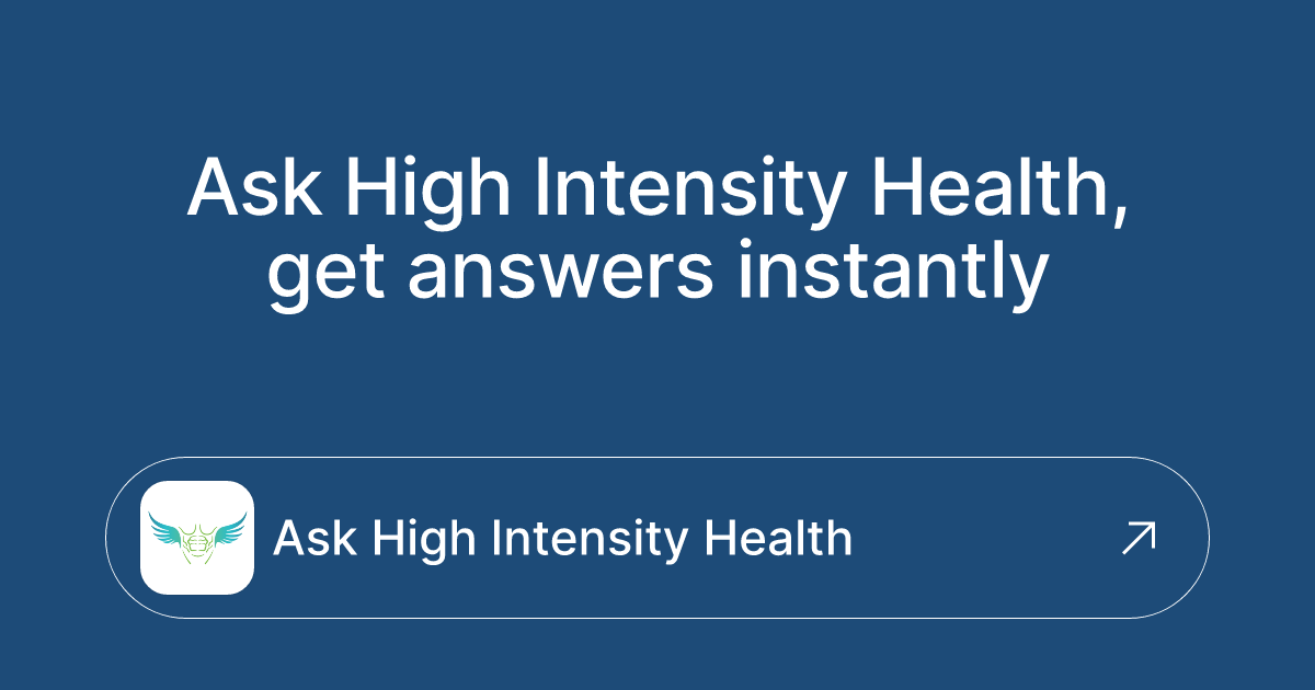 Ask High Intensity Health