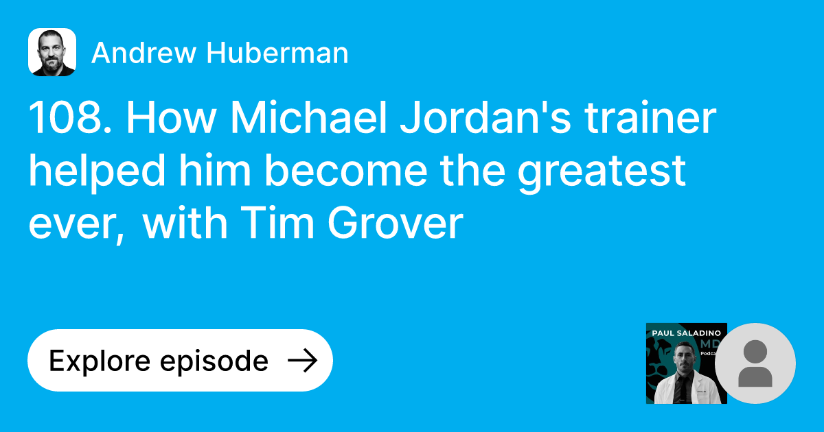 108. How Michael Jordan's trainer helped him become the greatest ever ...