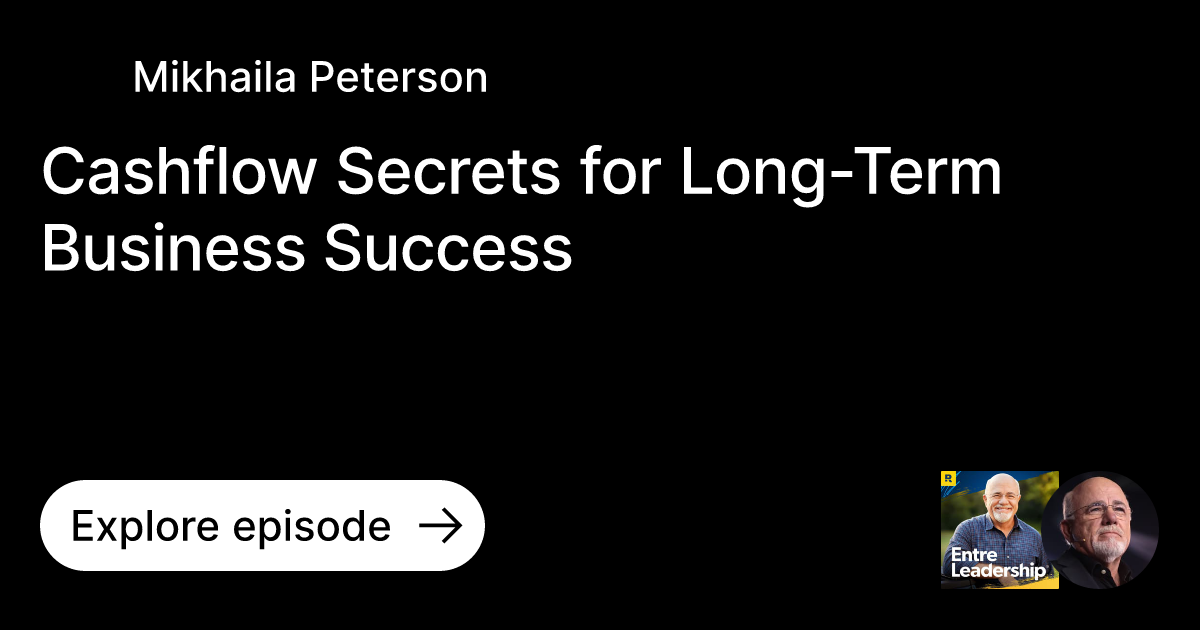 Episode: Cashflow Secrets for Long-Term Business Success | Ask Mikhaila Peterson