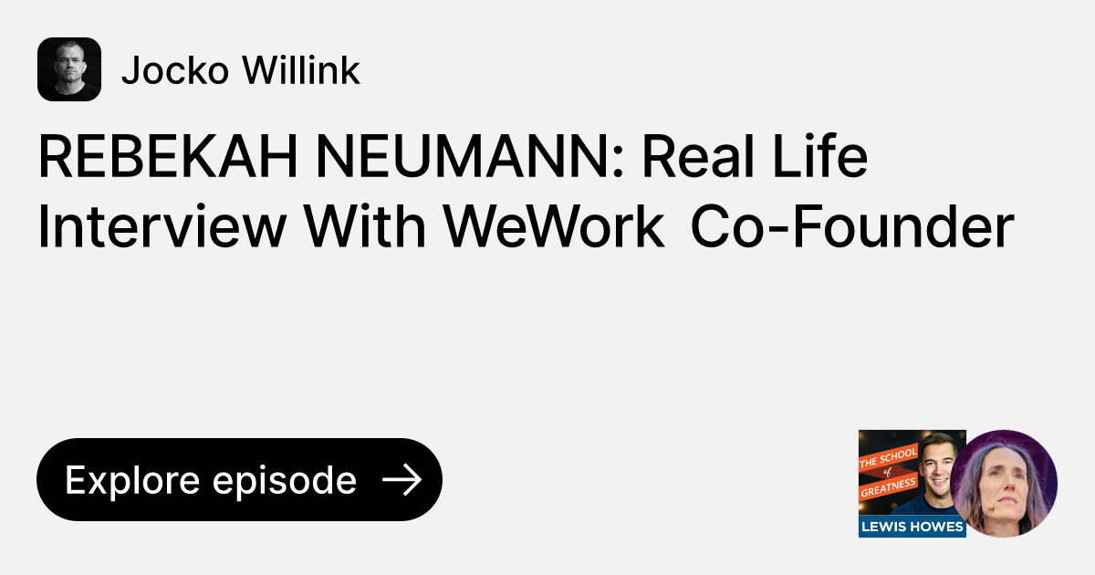 REBEKAH NEUMANN: Real Life Interview With WeWork Co-Founder