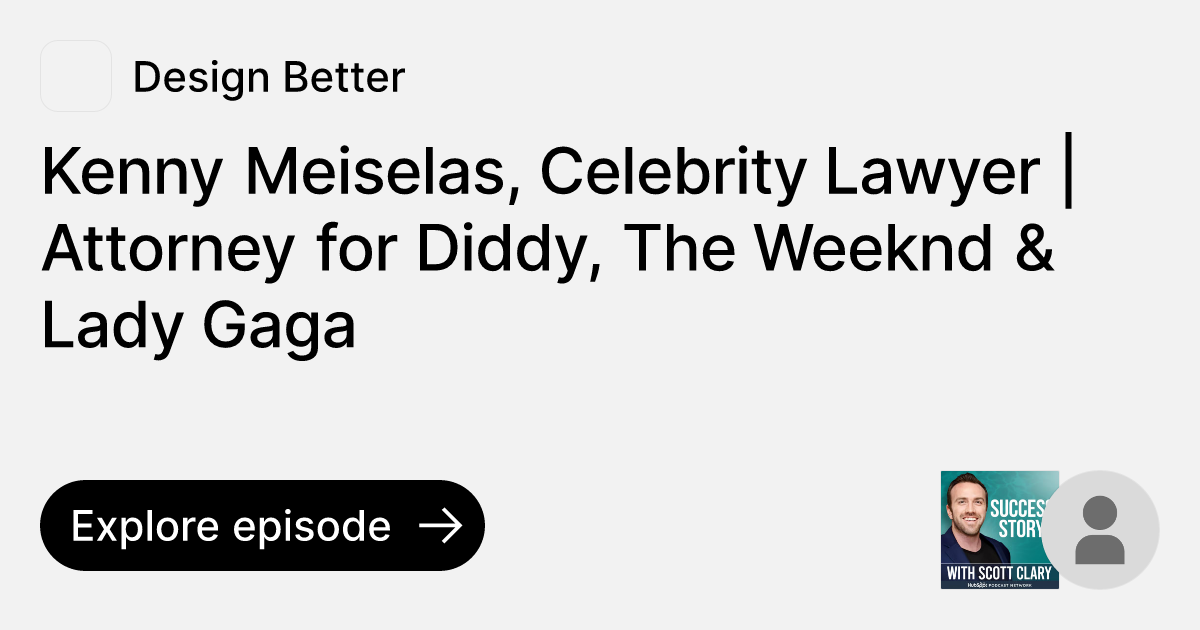 Episode: Kenny Meiselas, Celebrity Lawyer | Attorney for Diddy, The ...