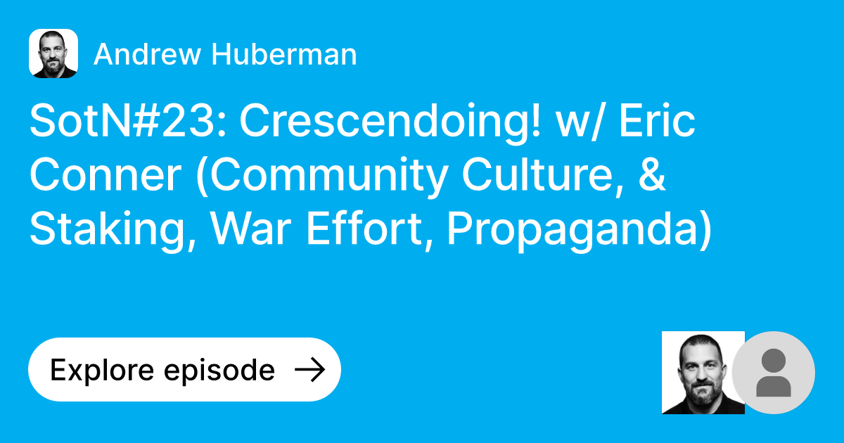 Episode: SotN#23: Crescendoing! w/ Eric Conner (Community Culture ...