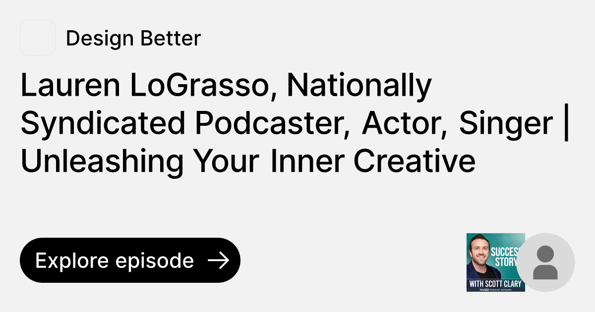 Episode: Lauren LoGrasso, Nationally Syndicated Podcaster, Actor, Singer | Unleashing Your Inner ...
