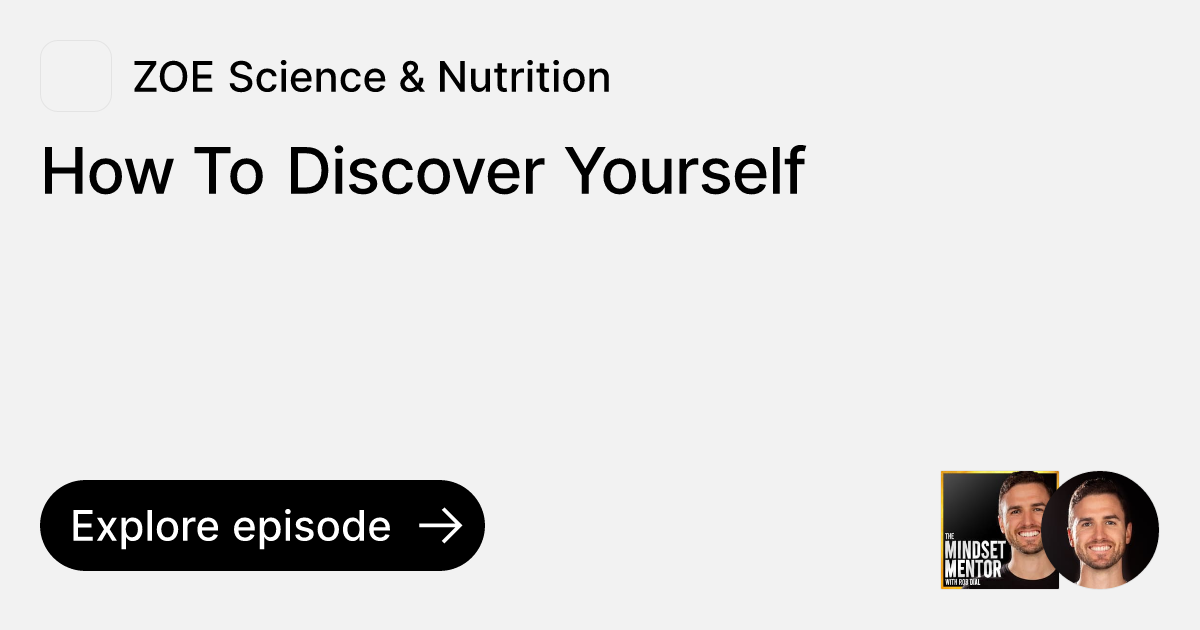 How To Discover Yourself