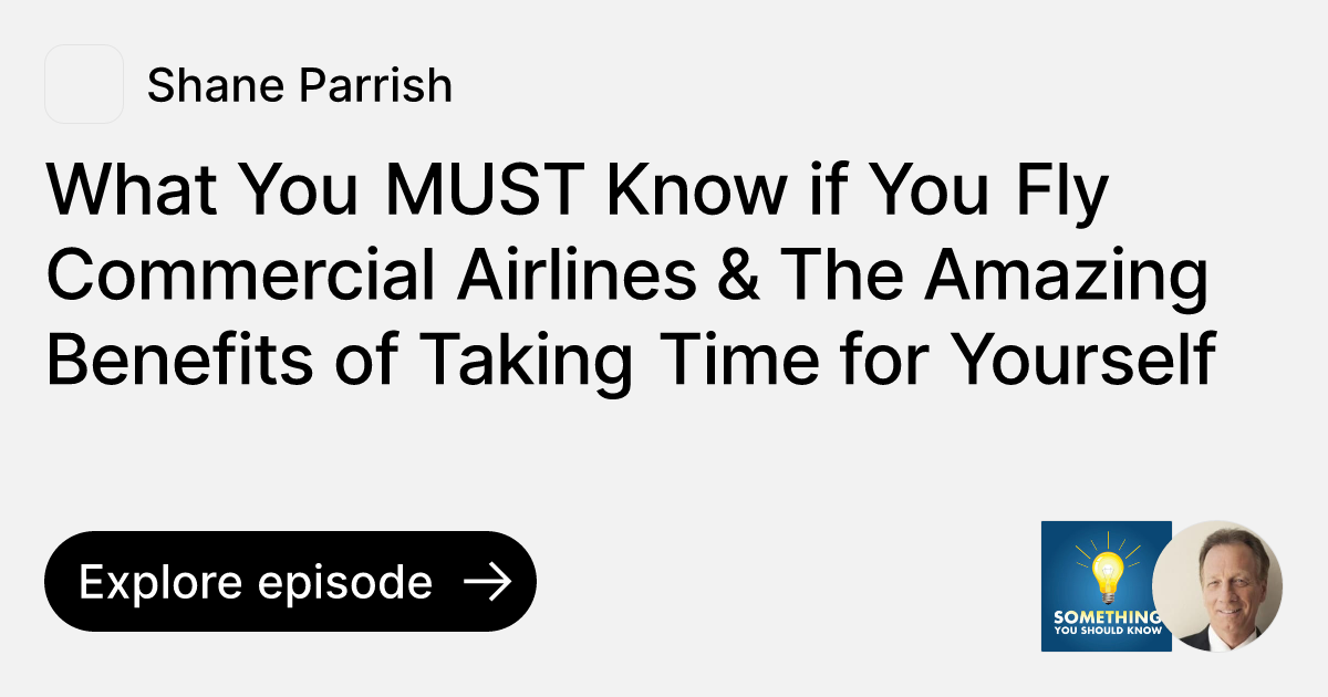 What You MUST Know if You Fly Commercial Airlines & The Amazing ...