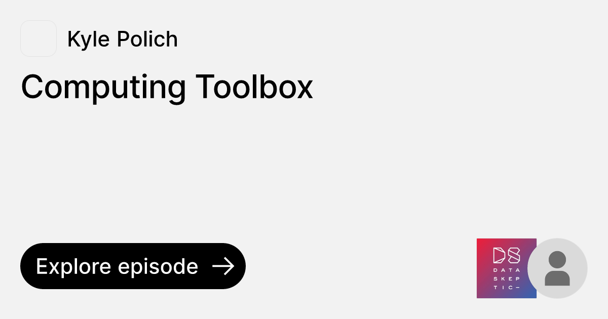 Episode: Computing Toolbox | Ask Kyle Polich