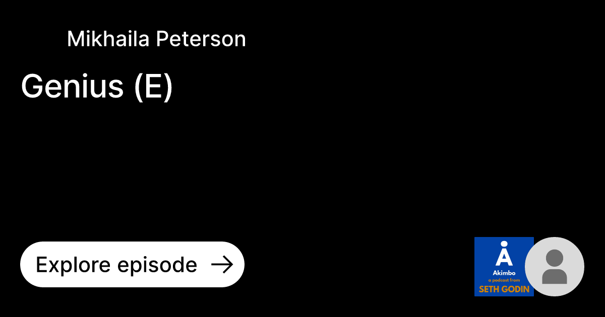 Episode: Genius (E) | Ask Mikhaila Peterson