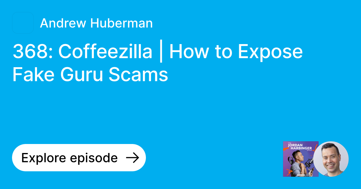 Episode: 368: Coffeezilla | How to Expose Fake Guru Scams | Ask Andrew ...