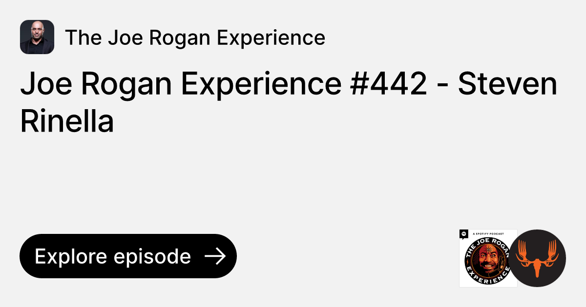 Episode: Joe Rogan Experience #442 - Steven Rinella | Ask The Joe Rogan ...