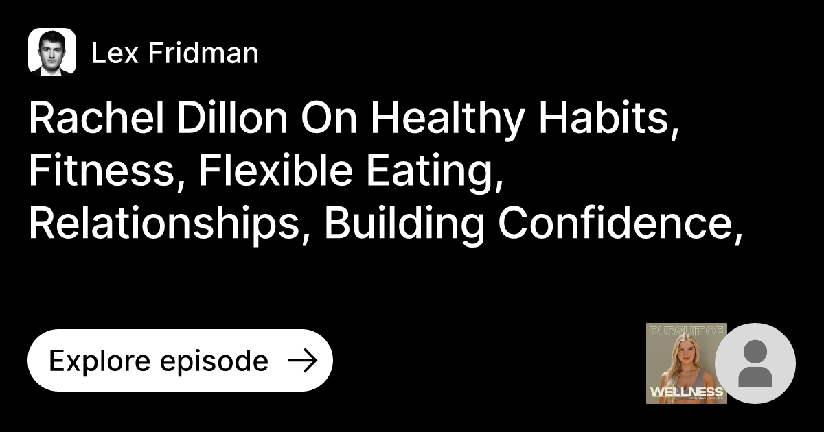 Episode: Rachel Dillon On Healthy Habits, Fitness, Flexible Eating ...