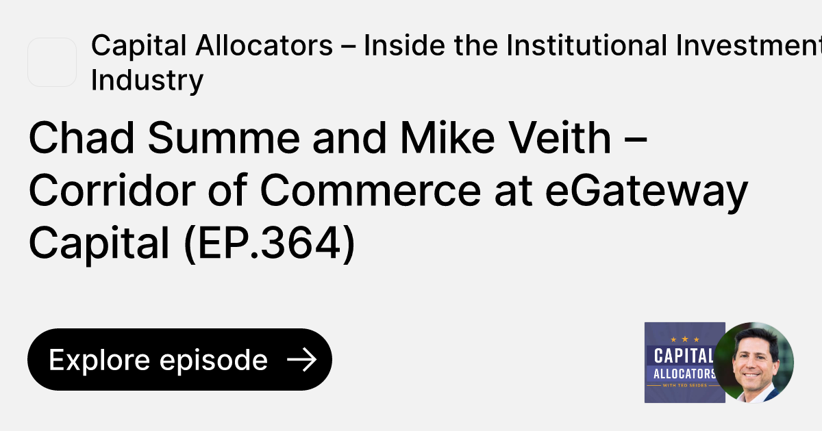 Episode: Chad Summe and Mike Veith – Corridor of Commerce at eGateway ...