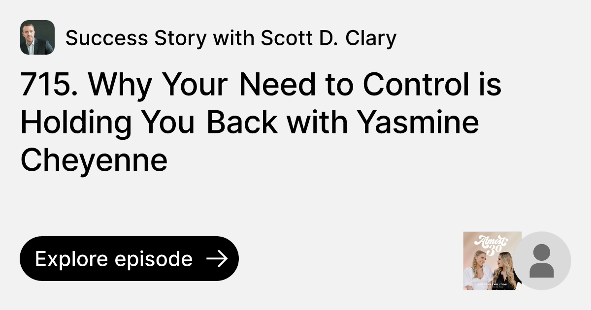 715. Why Your Need to Control is Holding You Back with Yasmine Cheyenne