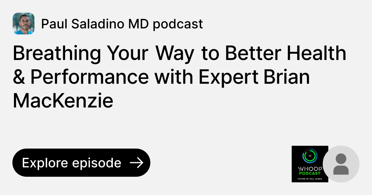 Episode: Breathing Your Way to Better Health & Performance with Expert ...