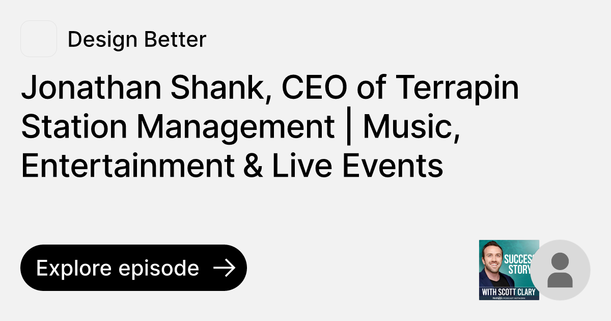 Episode: Jonathan Shank, CEO of Terrapin Station Management | Music ...
