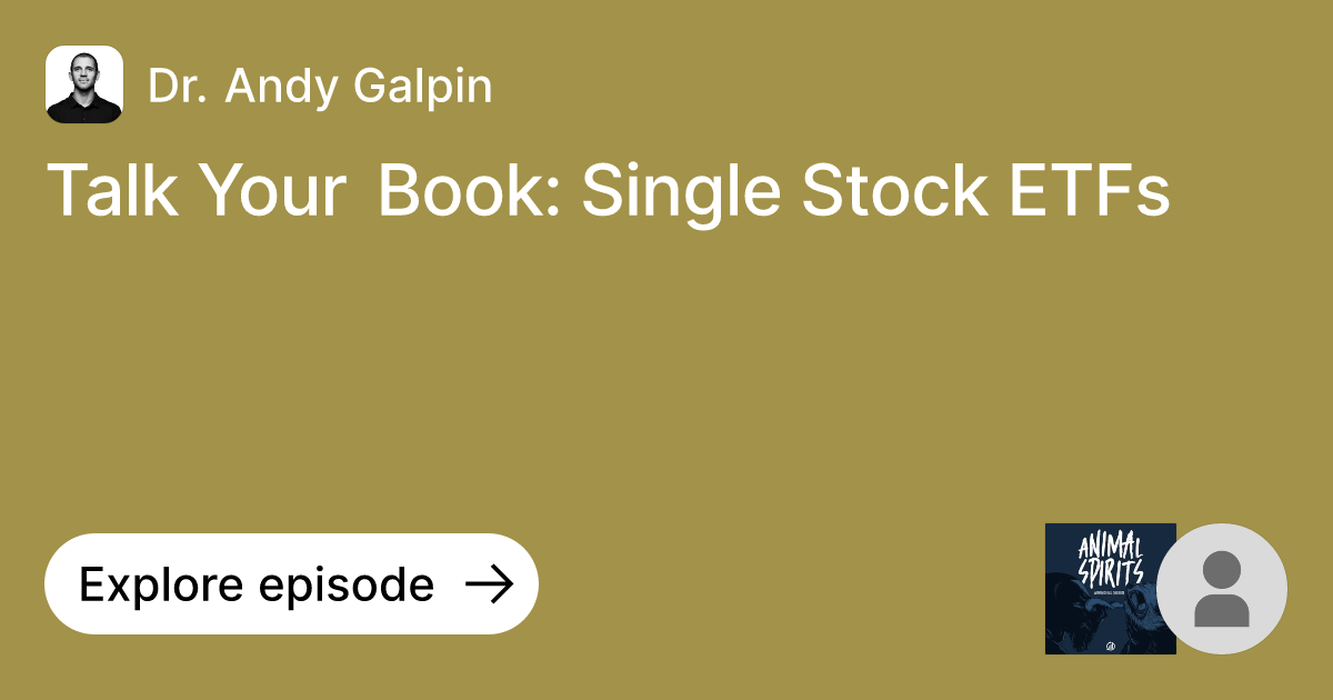 Talk Your Book: Single Stock ETFs