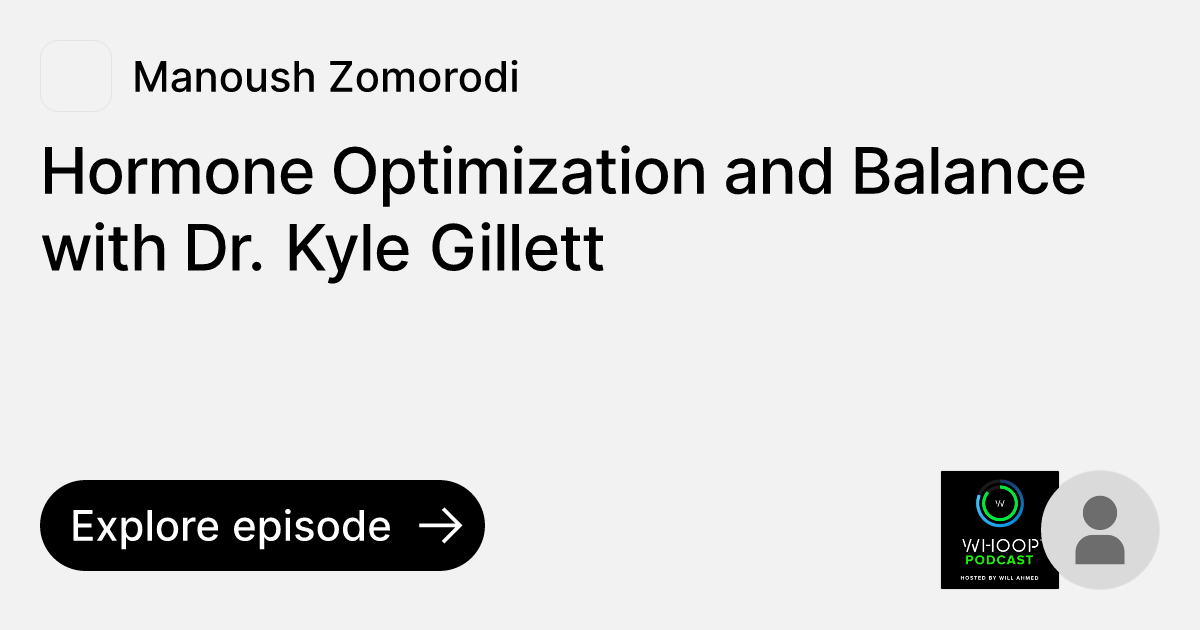 Hormone Optimization and Balance with Dr. Kyle Gillett