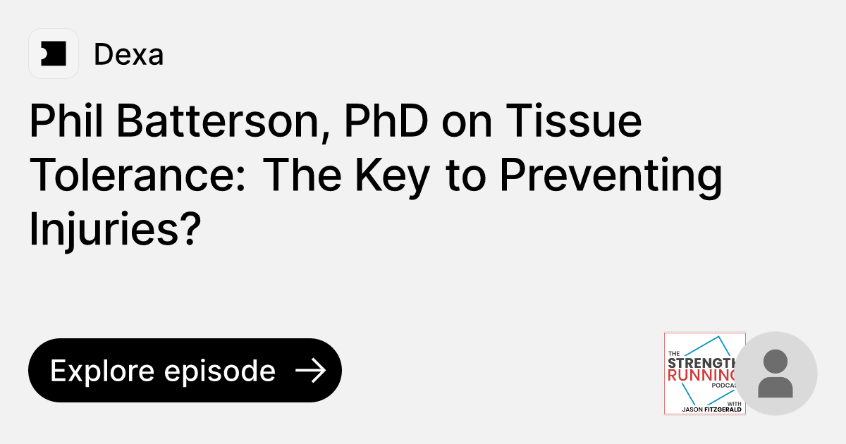 Episode: Phil Batterson, PhD on Tissue Tolerance: The Key to Preventing ...