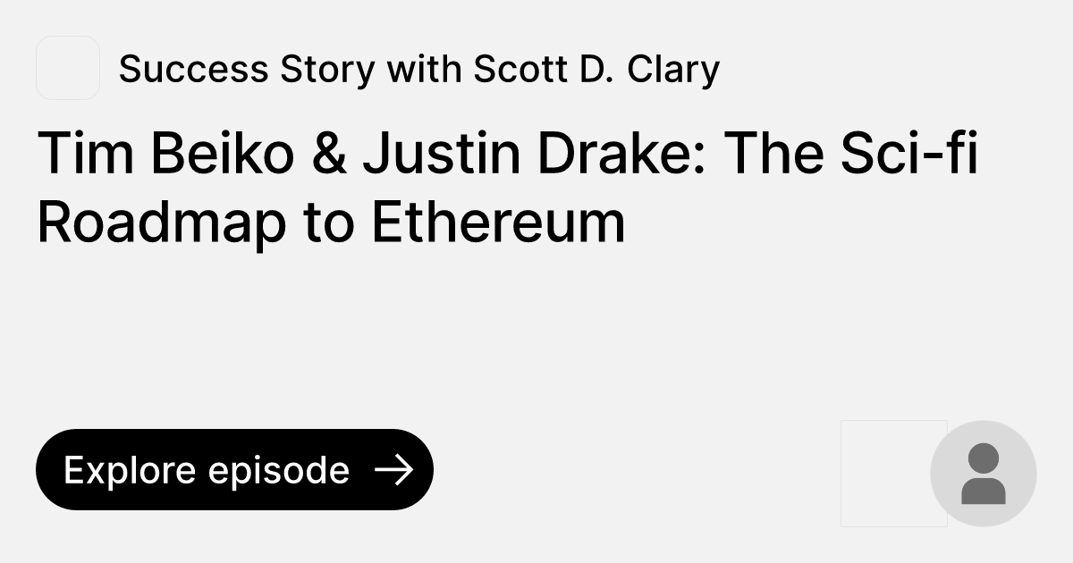 Episode: Tim Beiko & Justin Drake: The Sci-fi Roadmap to Ethereum | Ask ...