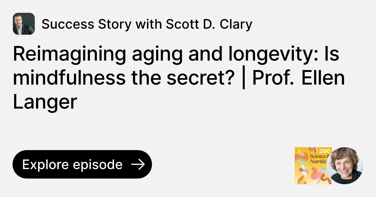 Episode: Reimagining aging and longevity: Is mindfulness the secret ...