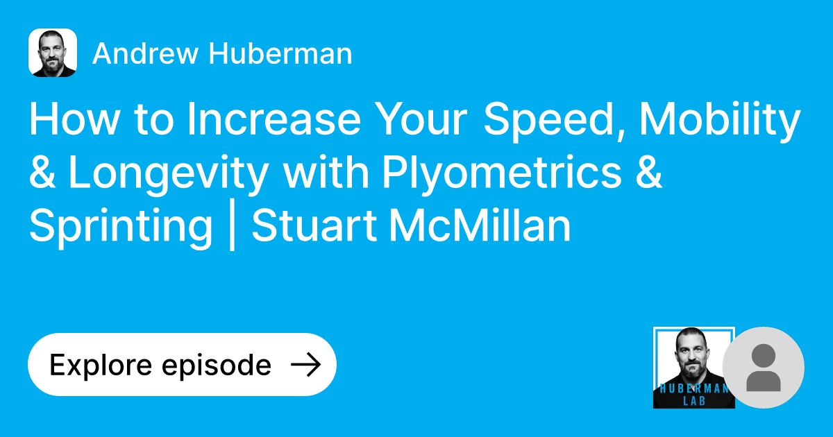 Episode: How to Increase Your Speed, Mobility & Longevity with ...