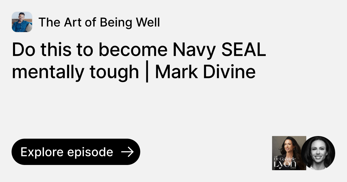 Episode: Do this to become Navy SEAL mentally tough | Mark Divine | Ask ...