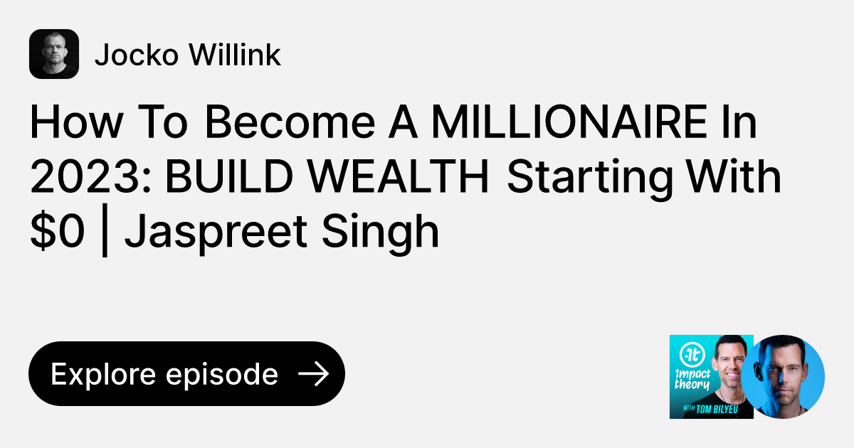 How To Become A MILLIONAIRE In 2023: BUILD WEALTH Starting With $0 ...
