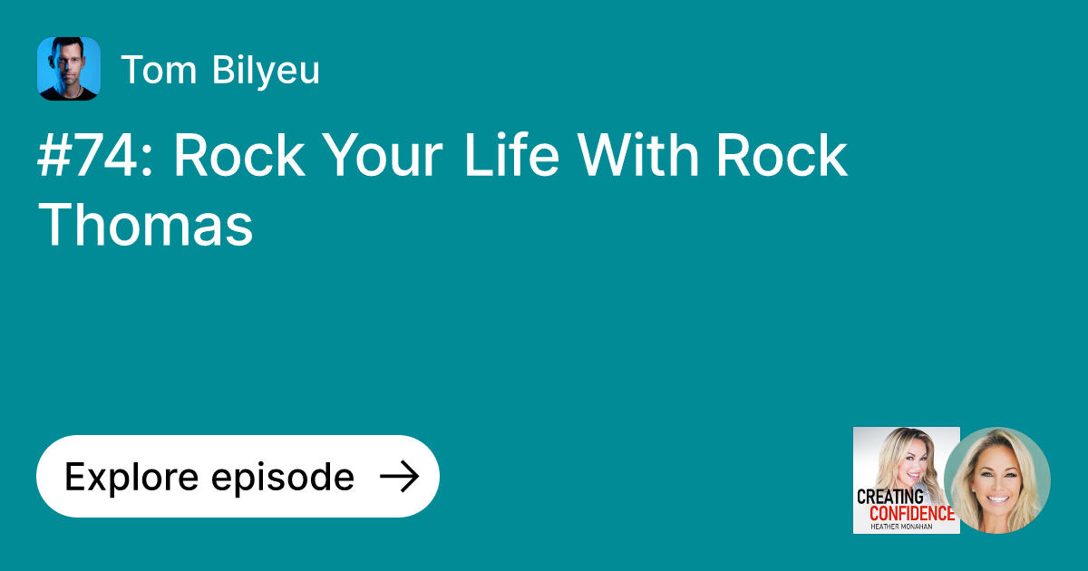Episode: #74: Rock Your Life With Rock Thomas | Ask Tom Bilyeu