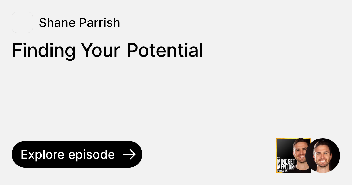 Finding Your Potential