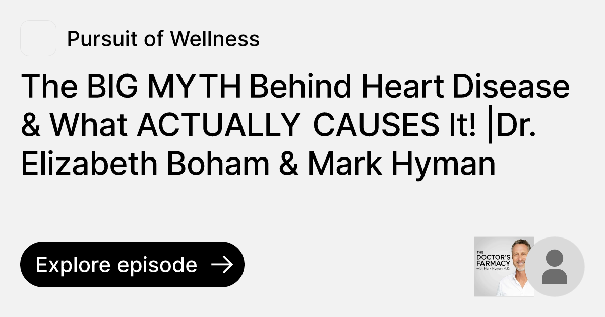 Episode: The BIG MYTH Behind Heart Disease & What ACTUALLY CAUSES It ...