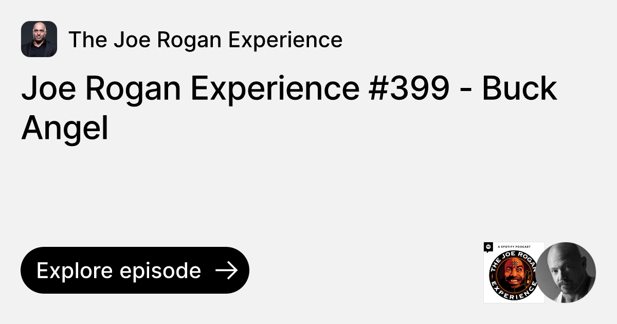 Episode: Joe Rogan Experience #399 - Buck Angel | Ask The Joe Rogan ...