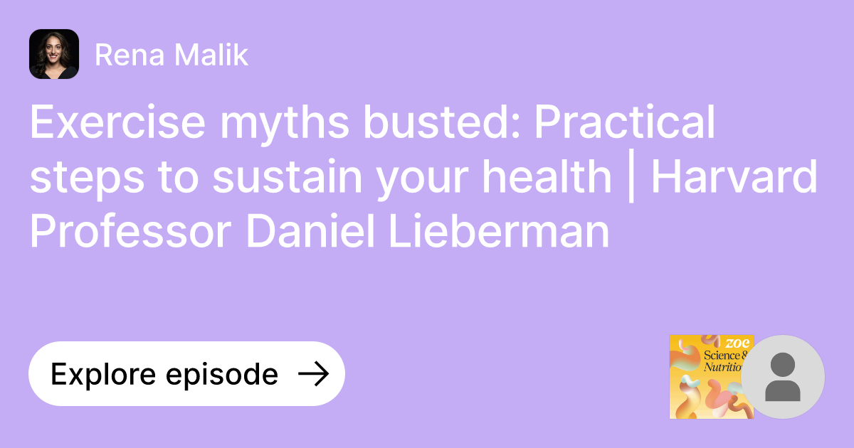 Episode: Exercise myths busted: Practical steps to sustain your health ...