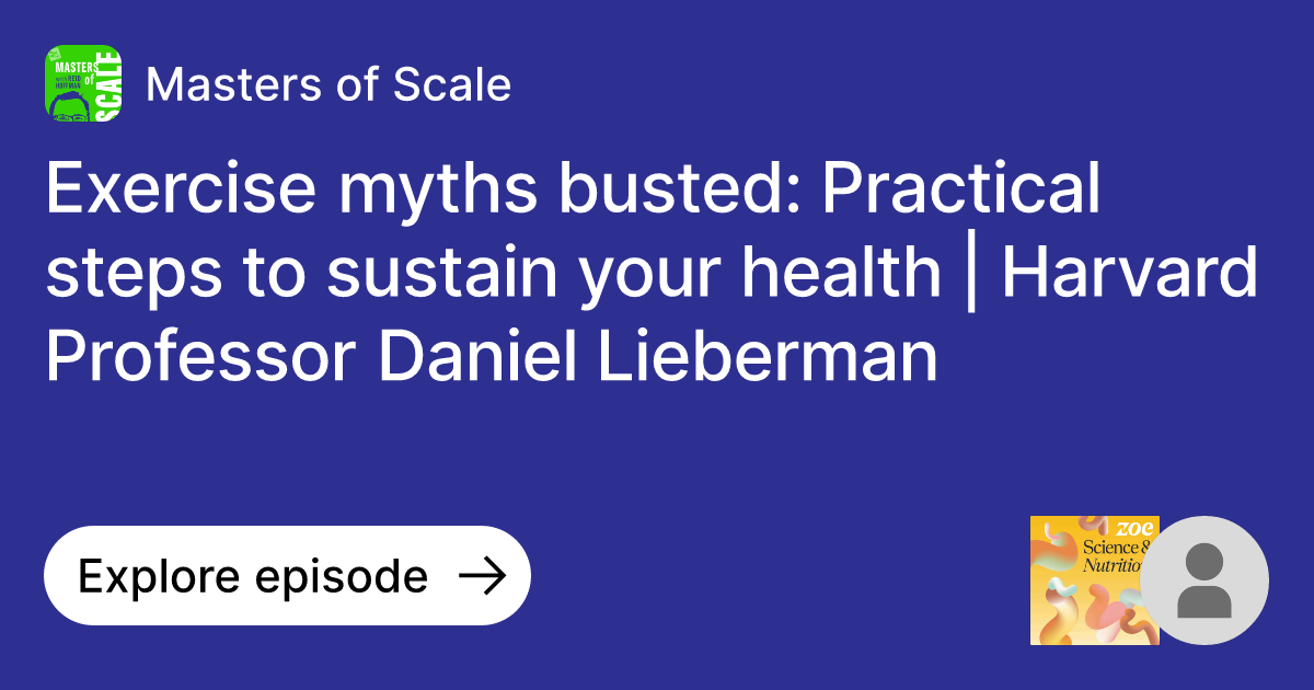 Episode: Exercise myths busted: Practical steps to sustain your health ...