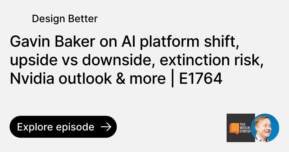 Episode: Gavin Baker on AI platform shift, upside vs downside ...