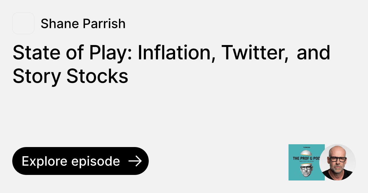 Episode: State of Play: Inflation, Twitter, and Story Stocks | Ask ...