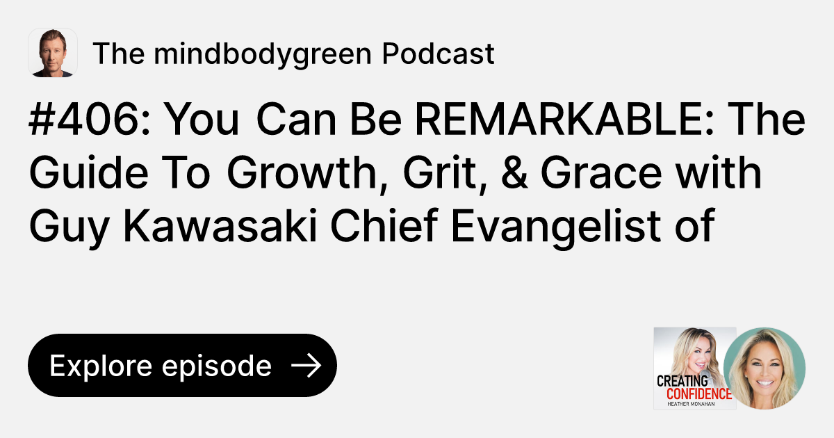 Episode: #406: You Can Be REMARKABLE: The Guide To Growth, Grit ...
