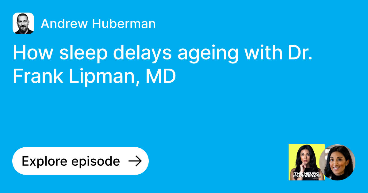 Episode: How sleep delays ageing with Dr. Frank Lipman, MD | Ask Andrew ...