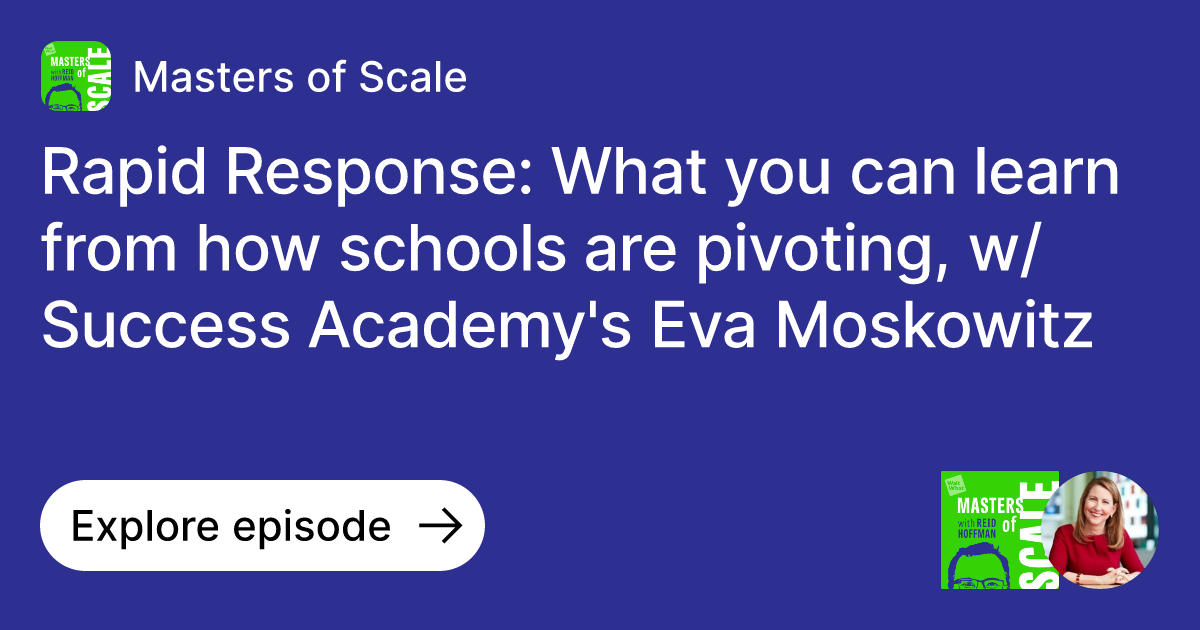 Episode: Rapid Response: What you can learn from how schools are ...