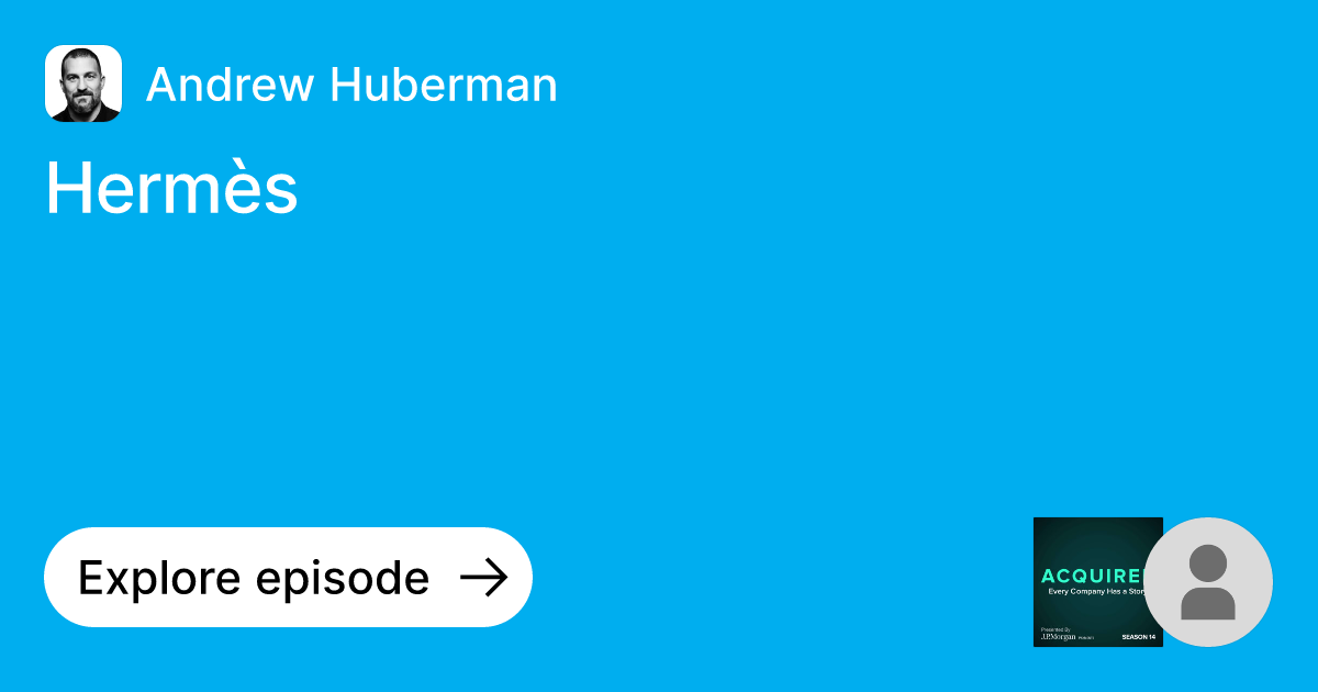 Episode: Hermès | Ask Andrew Huberman