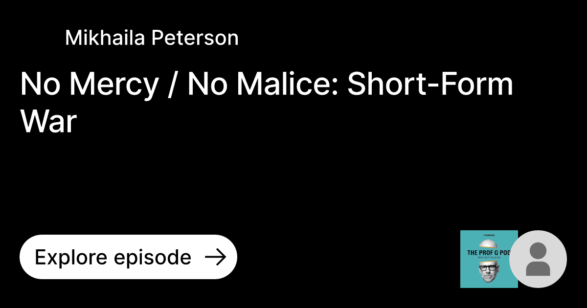 Episode: No Mercy / No Malice: Short-Form War | Ask Mikhaila Peterson