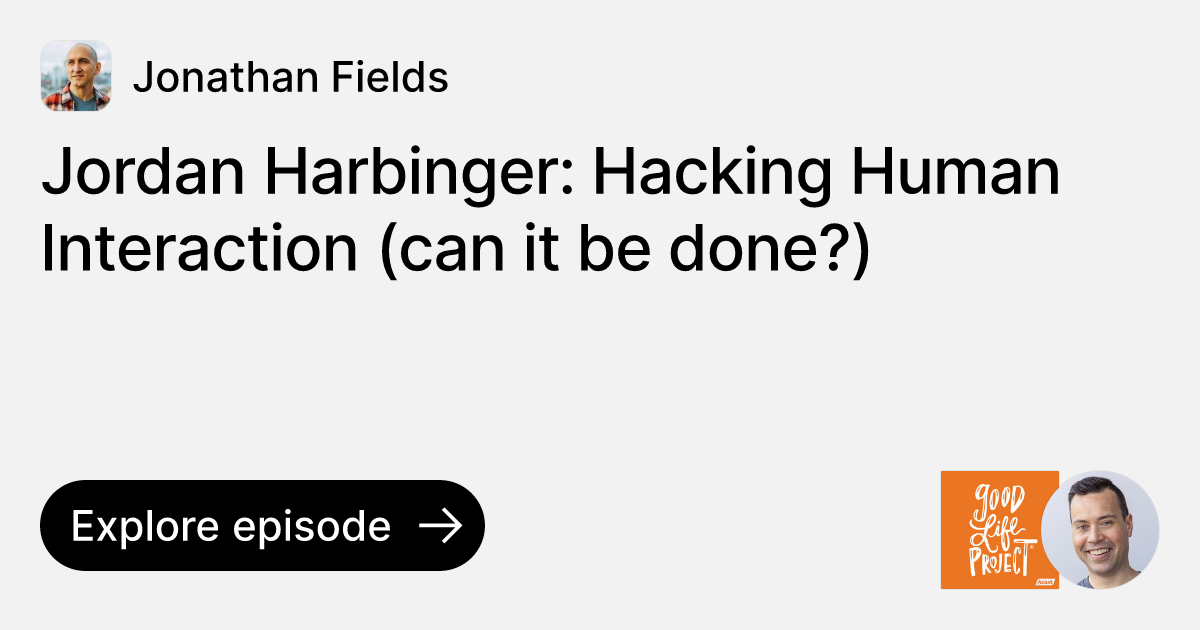 Episode: Jordan Harbinger: Hacking Human Interaction (can it be done ...