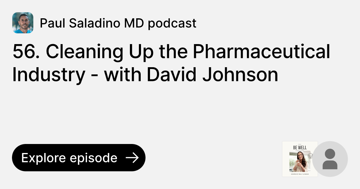 Episode: 56. Cleaning Up the Pharmaceutical Industry - with David ...