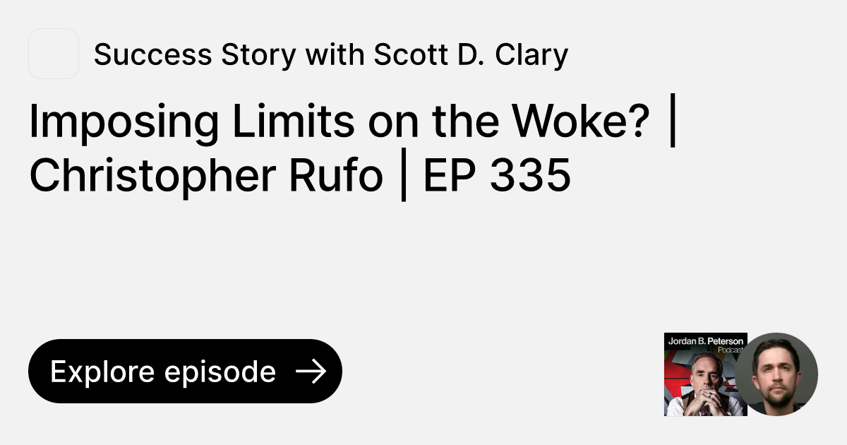 Imposing Limits on the Woke? | Christopher Rufo | EP 335